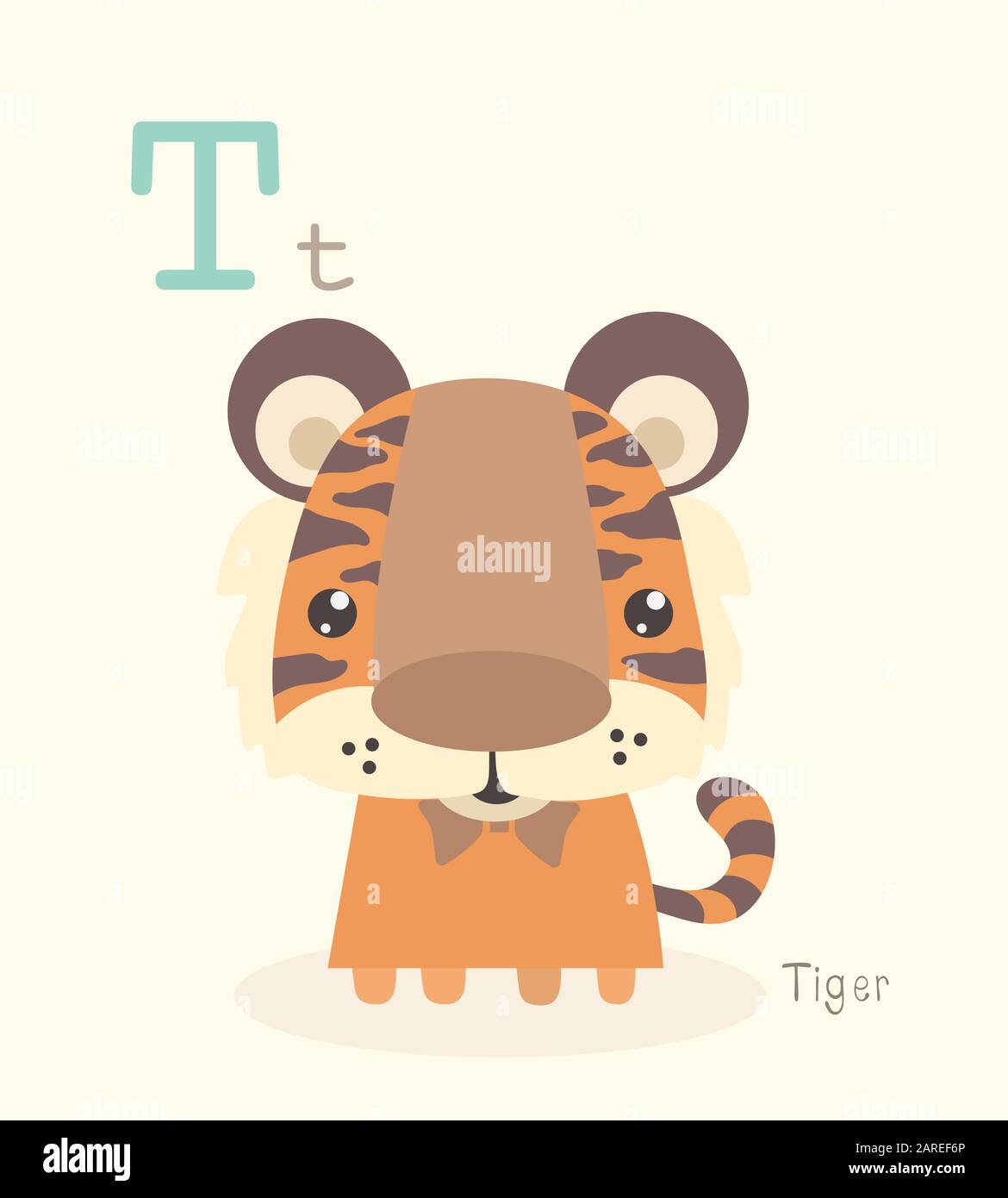 Cute Animal Alphabet Series A-Z for kids education Stock Vector Image ...