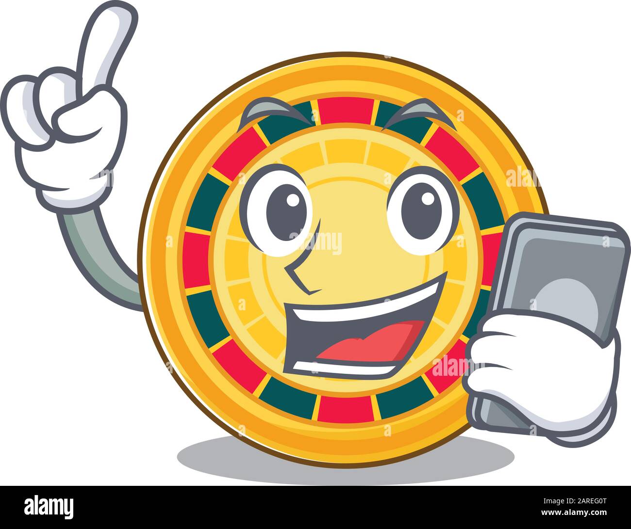 Cartoon design of roulette speaking on a phone Stock Vector Image & Art ...