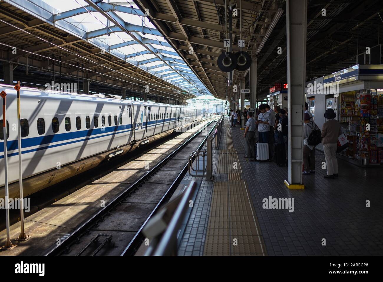 N700 series Japanese Shinkansen high-speed train, Japan Stock Photo - Alamy
