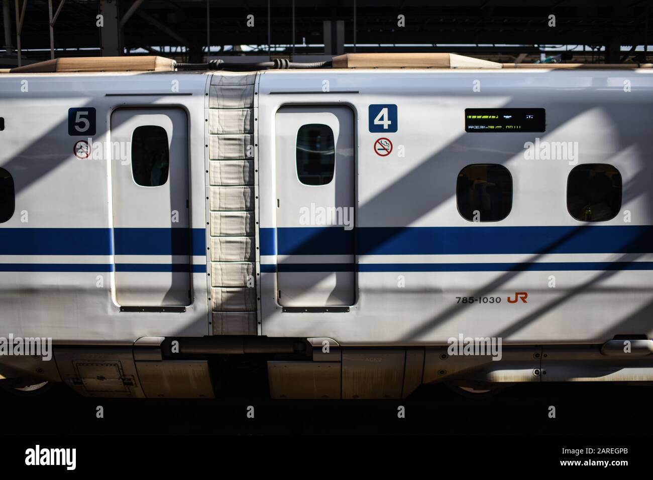 N700 series Japanese Shinkansen high-speed train, Japan Stock Photo - Alamy