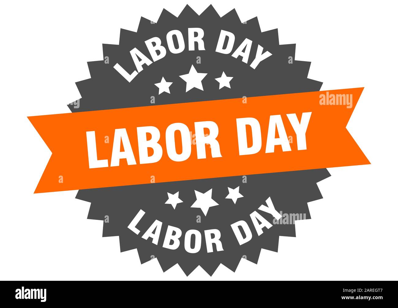 labor day sign. labor day circular band label. round labor day sticker ...