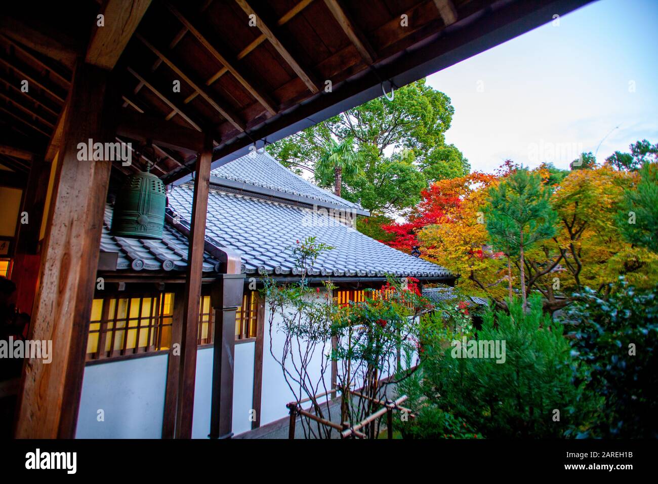 temple garden - Japanese rock garden Ryōan-ji (late 16th century) in ...