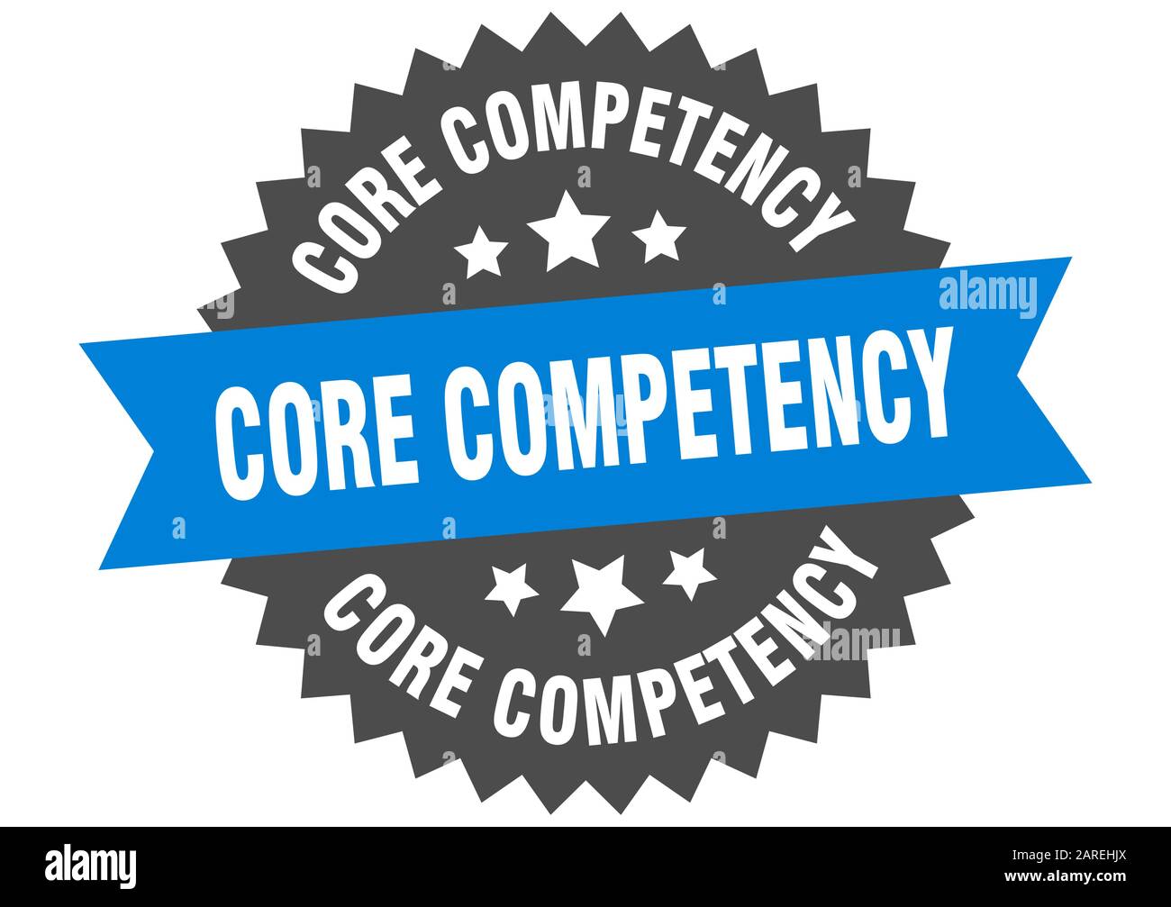 core competency sign. core competency circular band label. round core ...