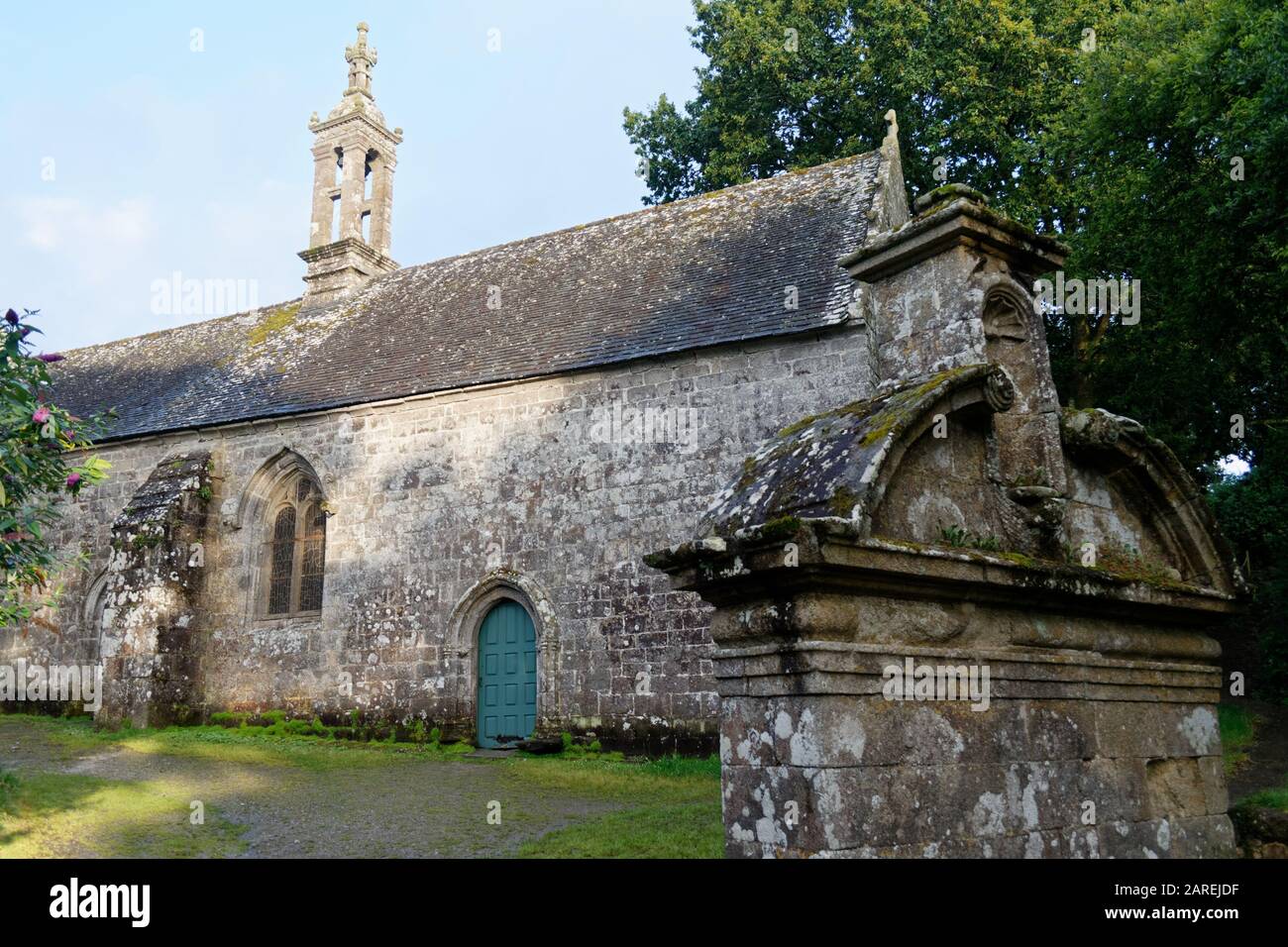 Locronan in Brittany, a celtic town in france Stock Photo - Alamy
