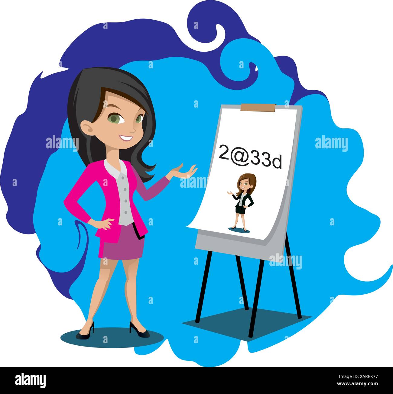 Lady meeting Stock Vector Images - Alamy