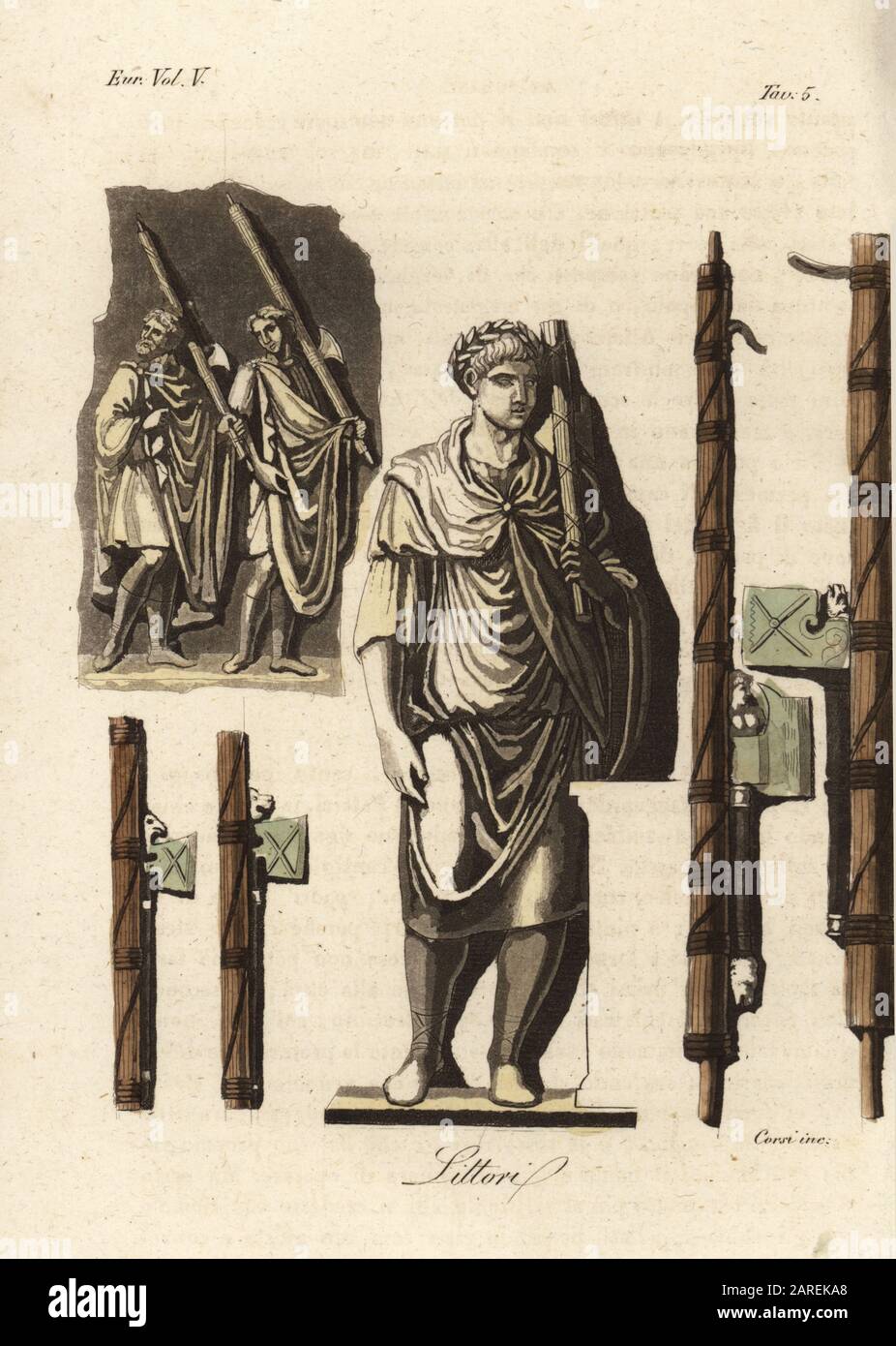 Lictor fasces roman hi-res stock photography and images - Alamy