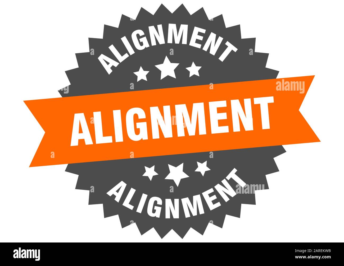 alignment sign. alignment circular band label. round alignment sticker ...