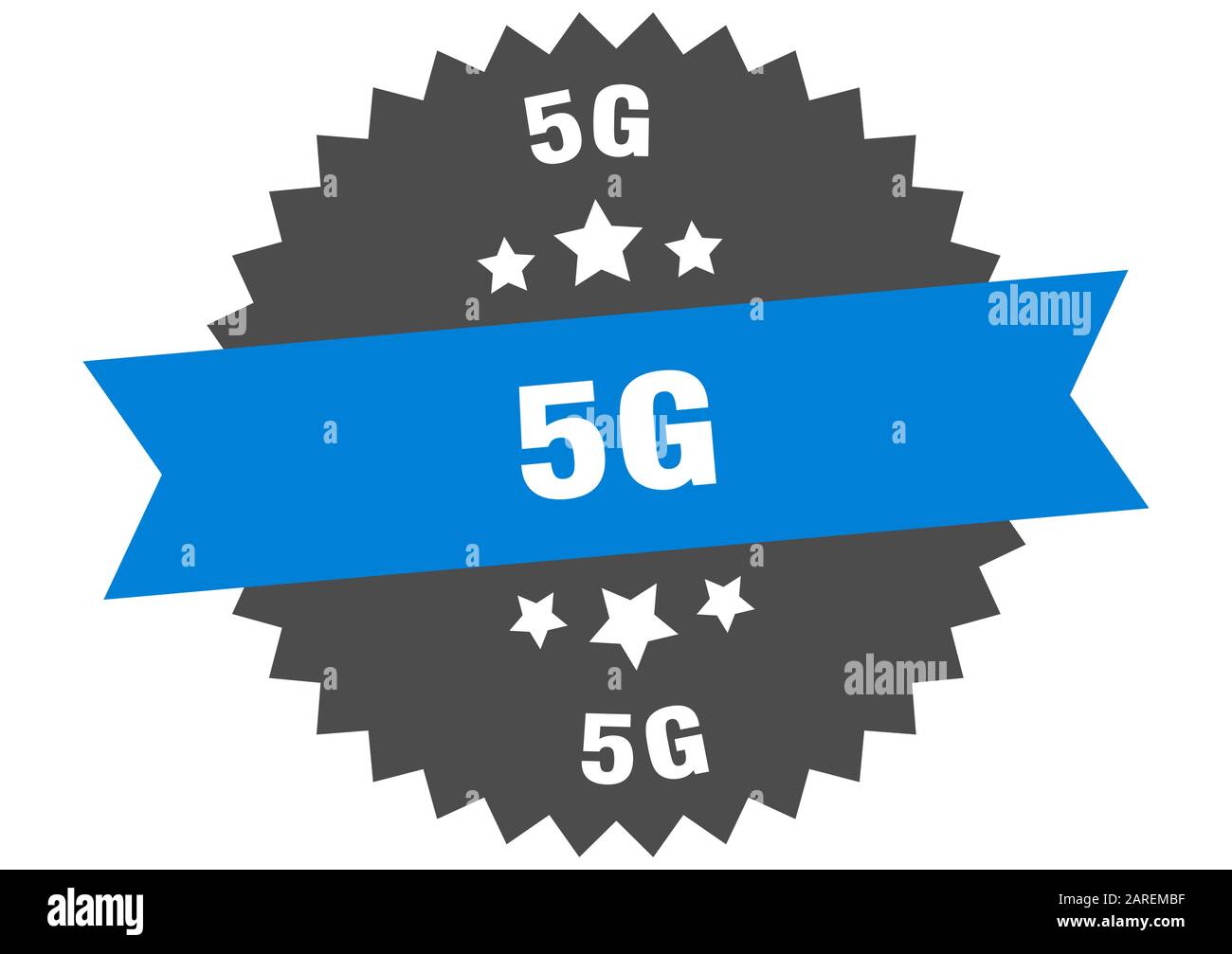5g sign. 5g circular band label. round 5g sticker Stock Vector Image ...