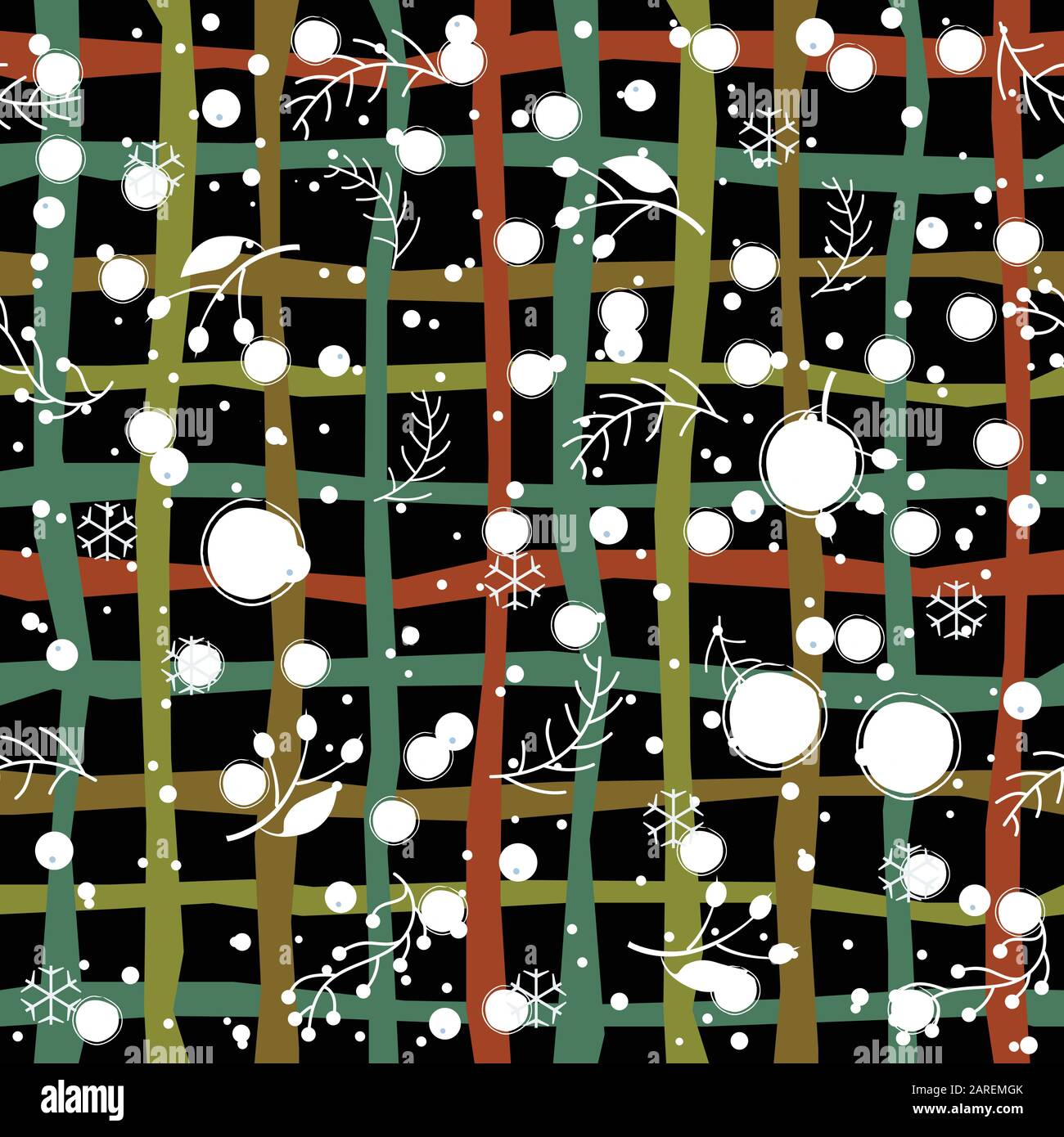 Winter subtle Seamless Background. Vector Illustration Stock Vector ...