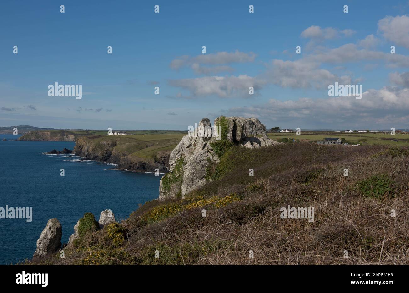 Granite Rocky Outcrop Known as "Love Rock" Overlooking the Atlantic ...