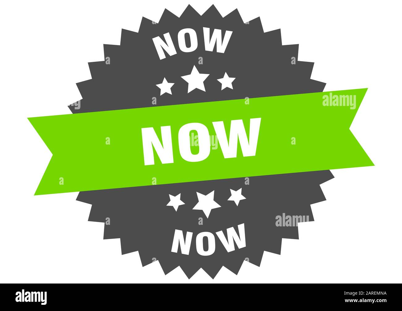 now sign. now circular band label. round now sticker Stock Vector Image ...