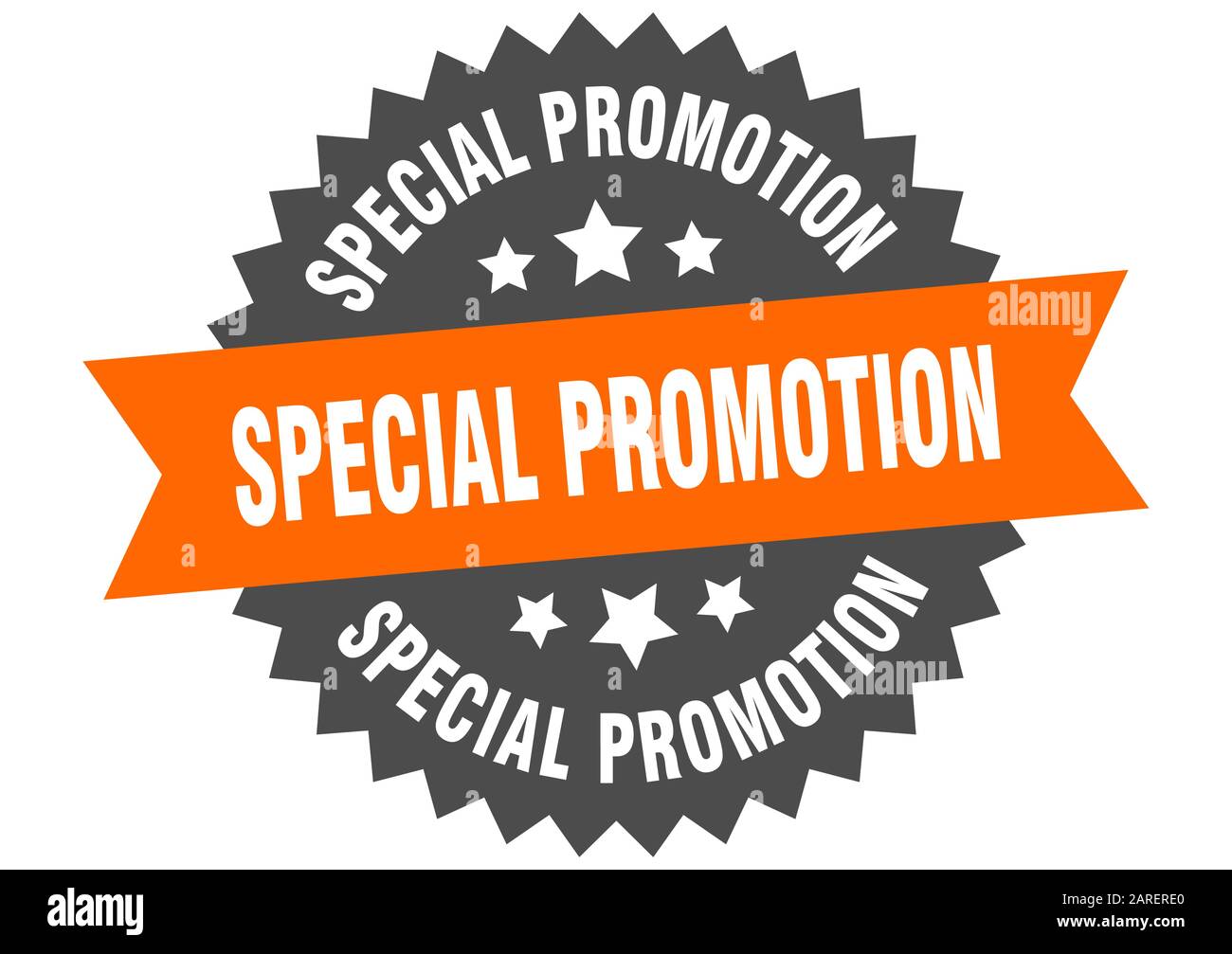 special promotion sign. special promotion circular band label. round ...