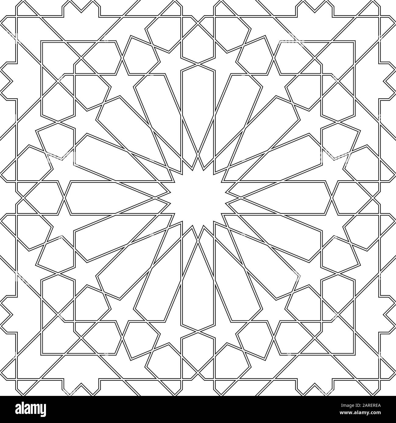 Arabic style art Black and White Stock Photos & Images - Alamy