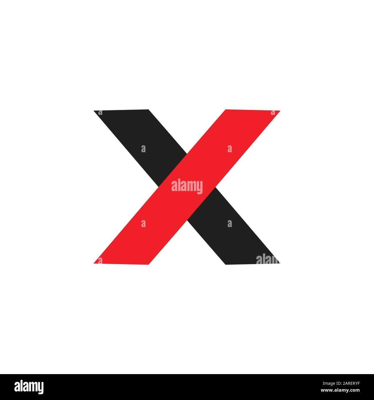 Letter x line hi-res stock photography and images - Alamy