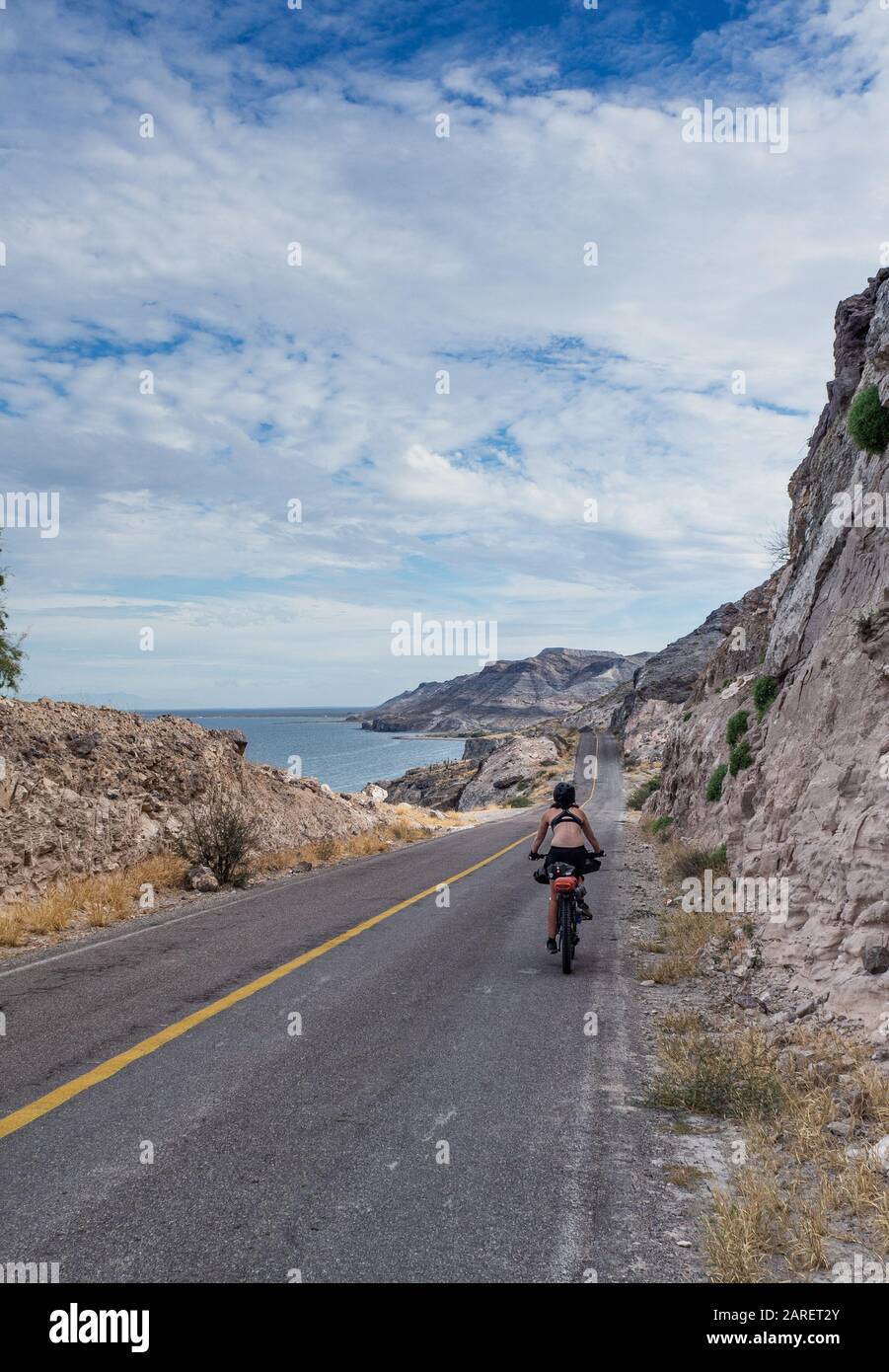 Adventure by bike in North America. Various scenes and sights witnessed ...