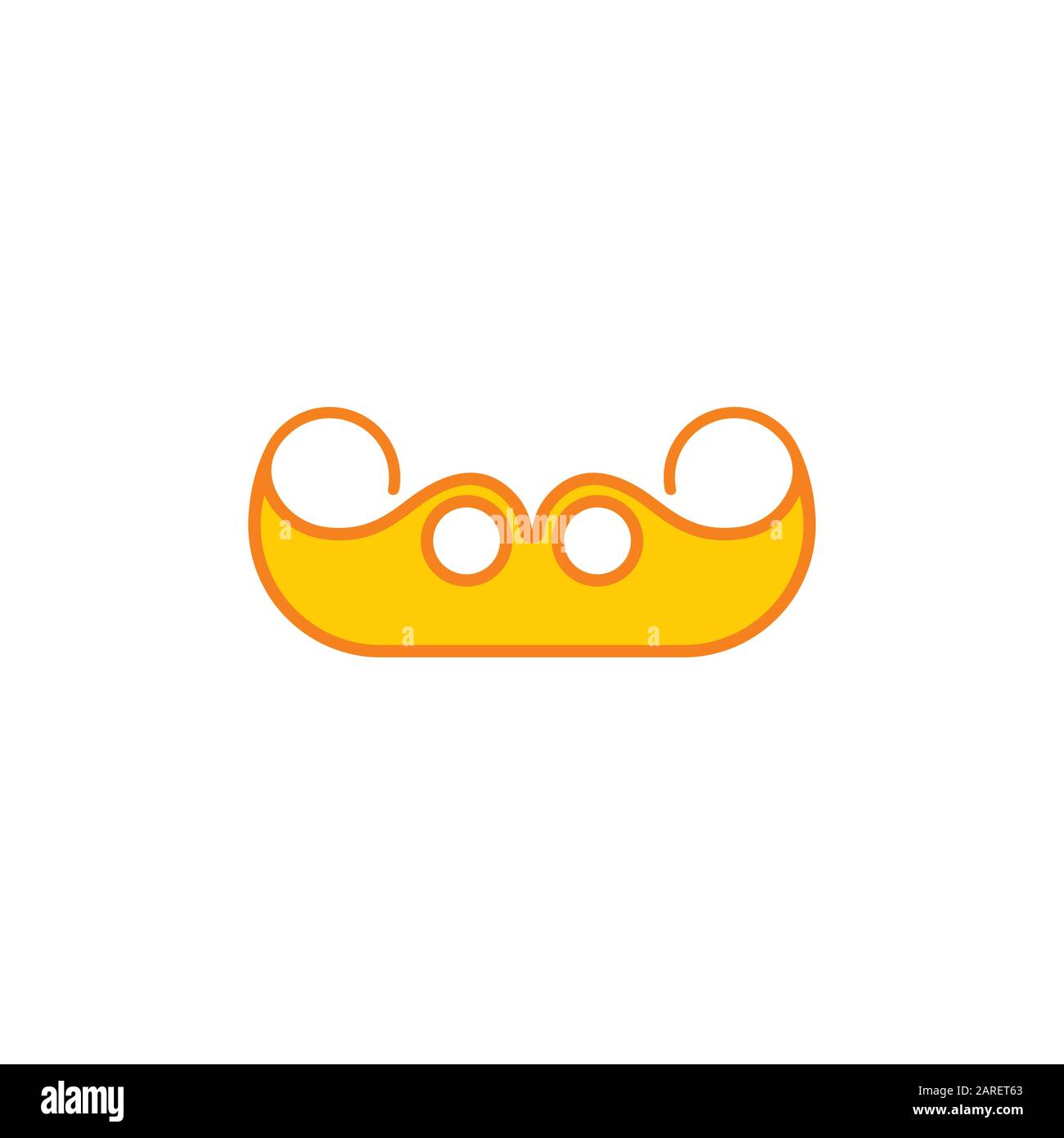 traditional boat ship simple curves design vector Stock Vector Image ...