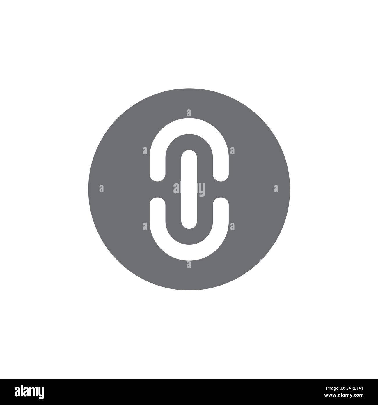 chain simple geometric line logo vector Stock Vector Image & Art - Alamy