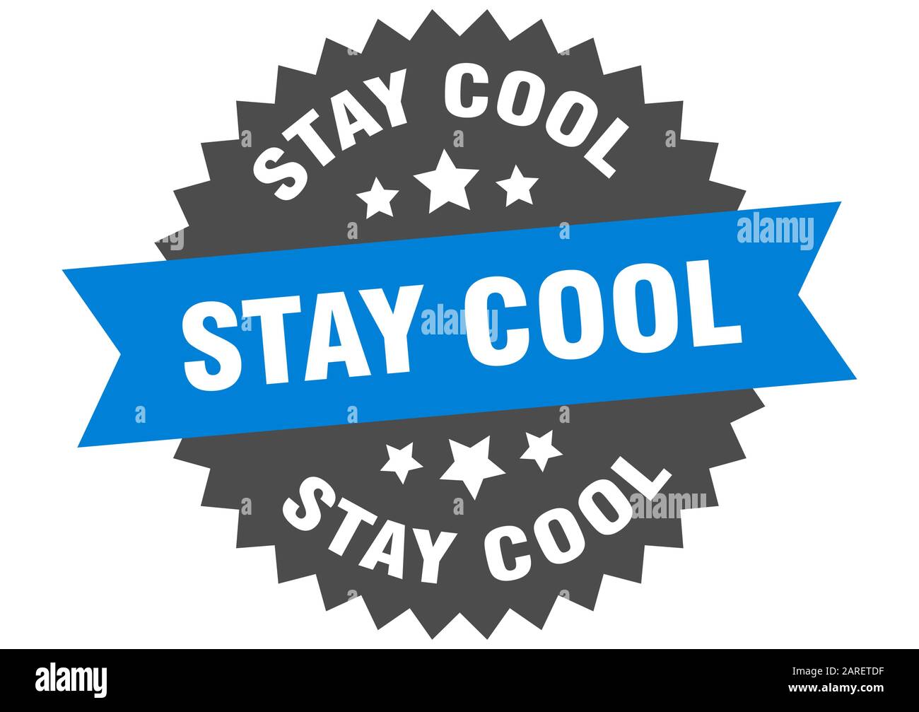 stay cool sign. stay cool circular band label. round stay cool sticker ...