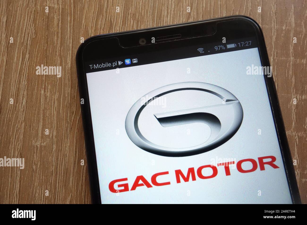 GAC Motor logo displayed on a modern smartphone Stock Photo - Alamy