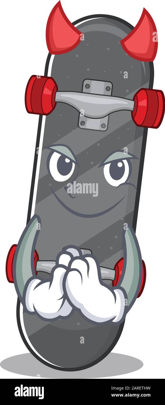 Devil skateboard Cartoon in the character design Stock Vector Image ...