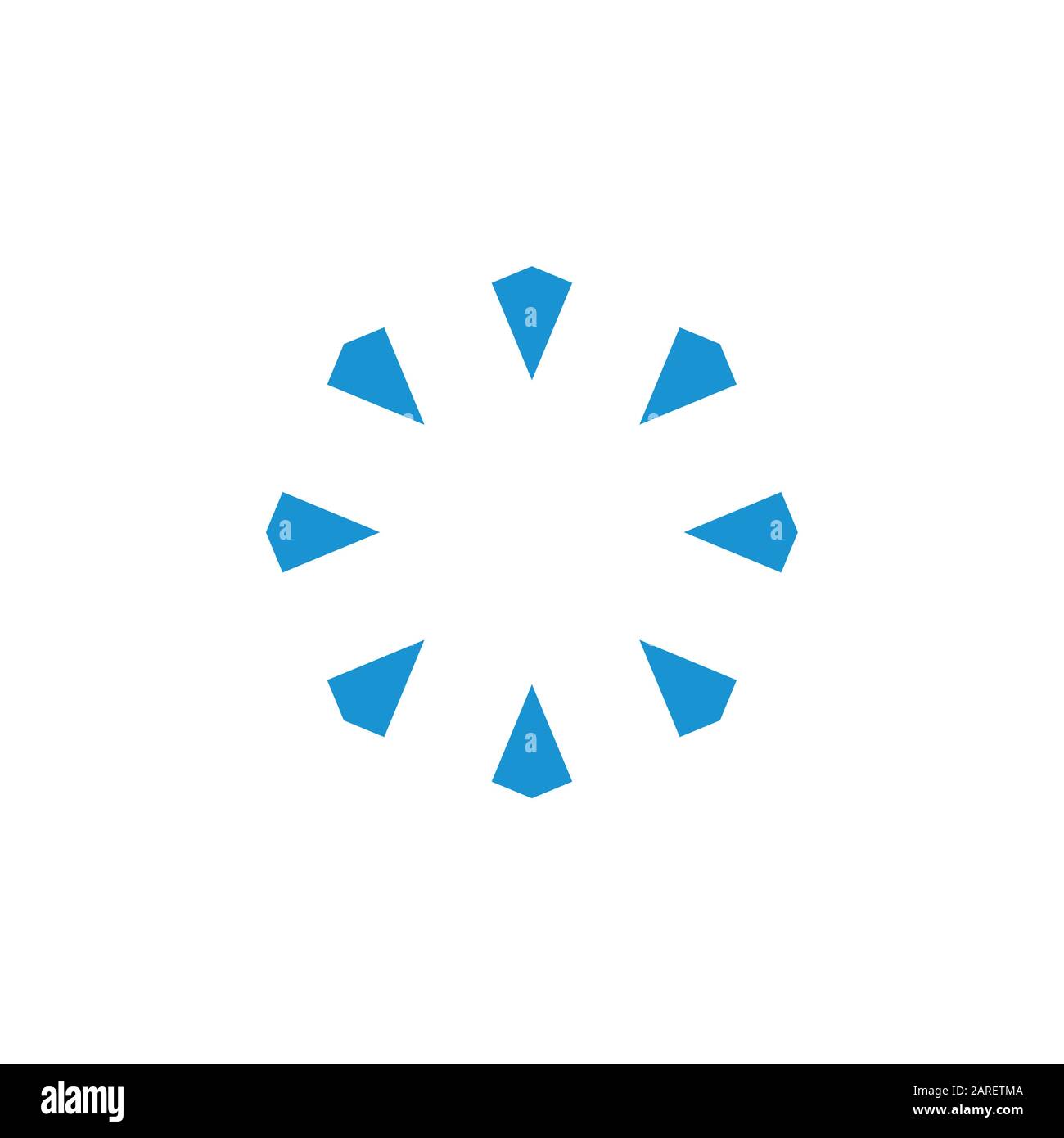 circle diamond geometric blue logo vector Stock Vector Image & Art - Alamy