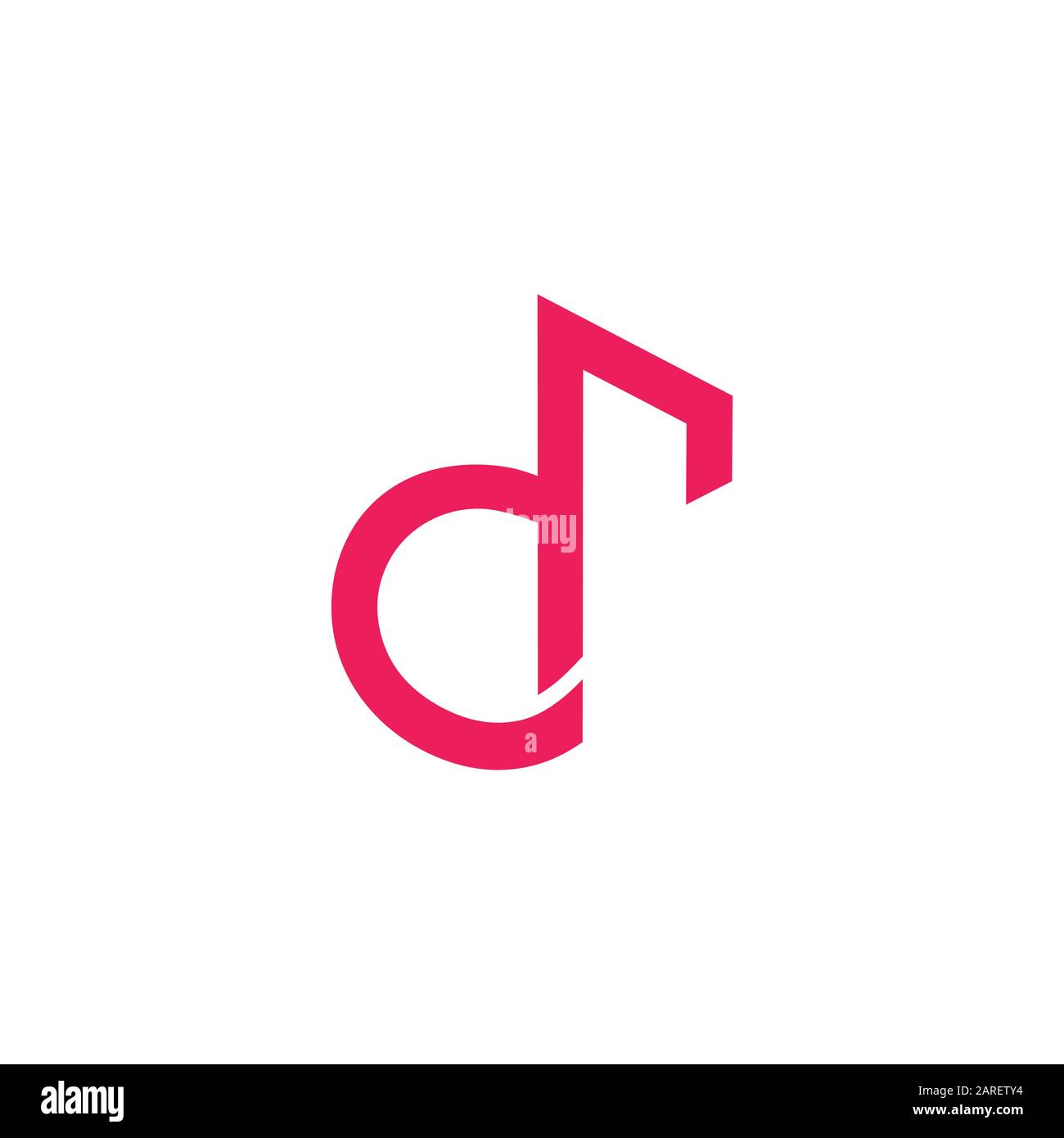 letter d lowercase with arrow geometric logo Stock Vector Image & Art ...