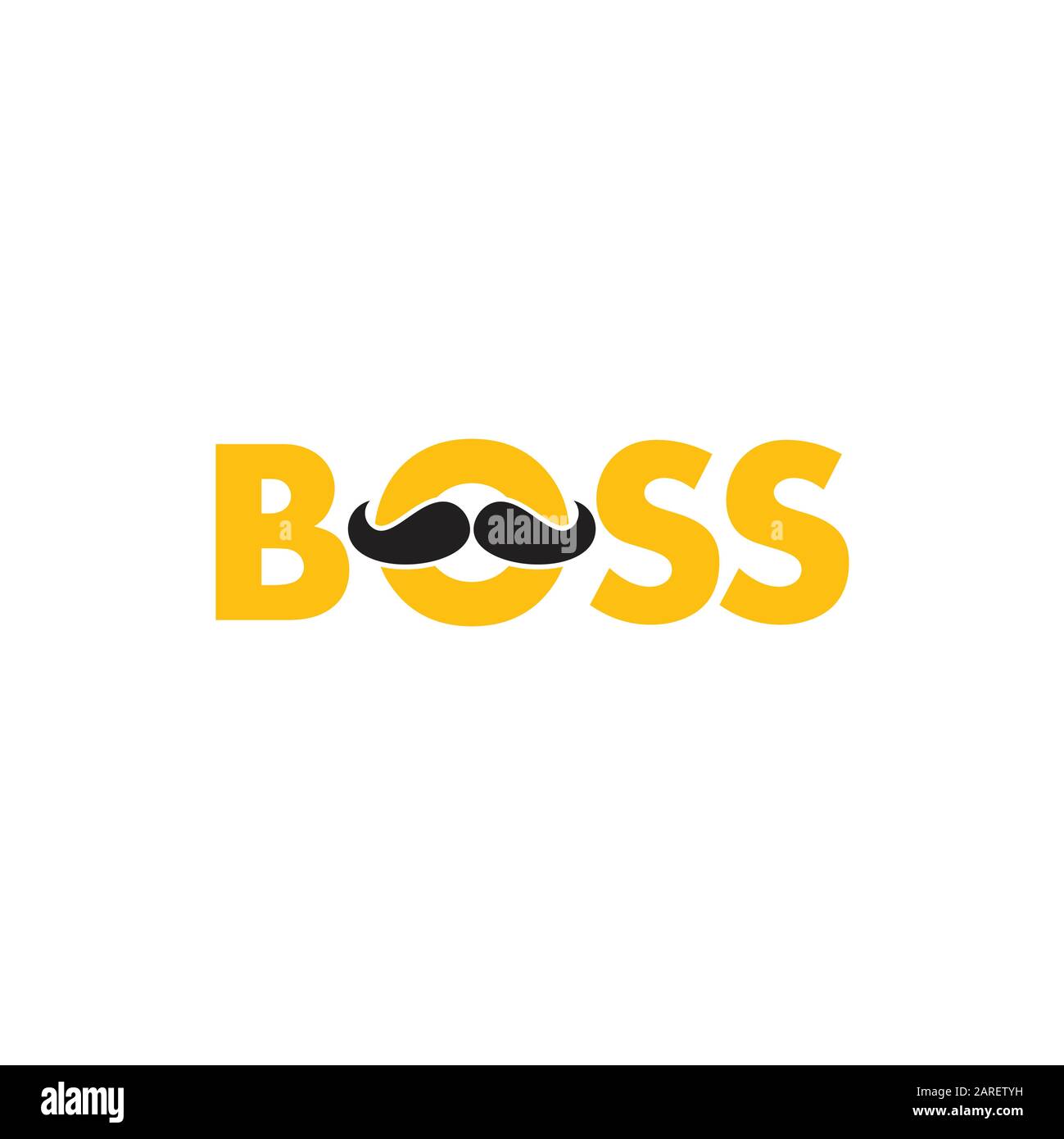 Store manager with sign Stock Vector Images - Alamy