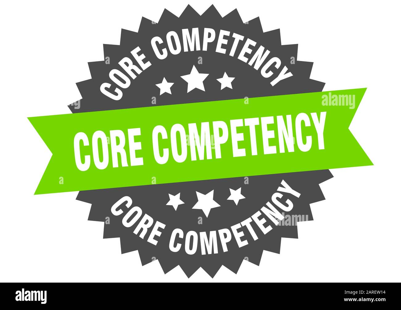core competency sign. core competency circular band label. round core ...