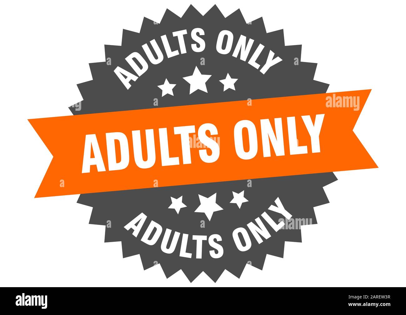 adults only sign. adults only circular band label. round adults only ...