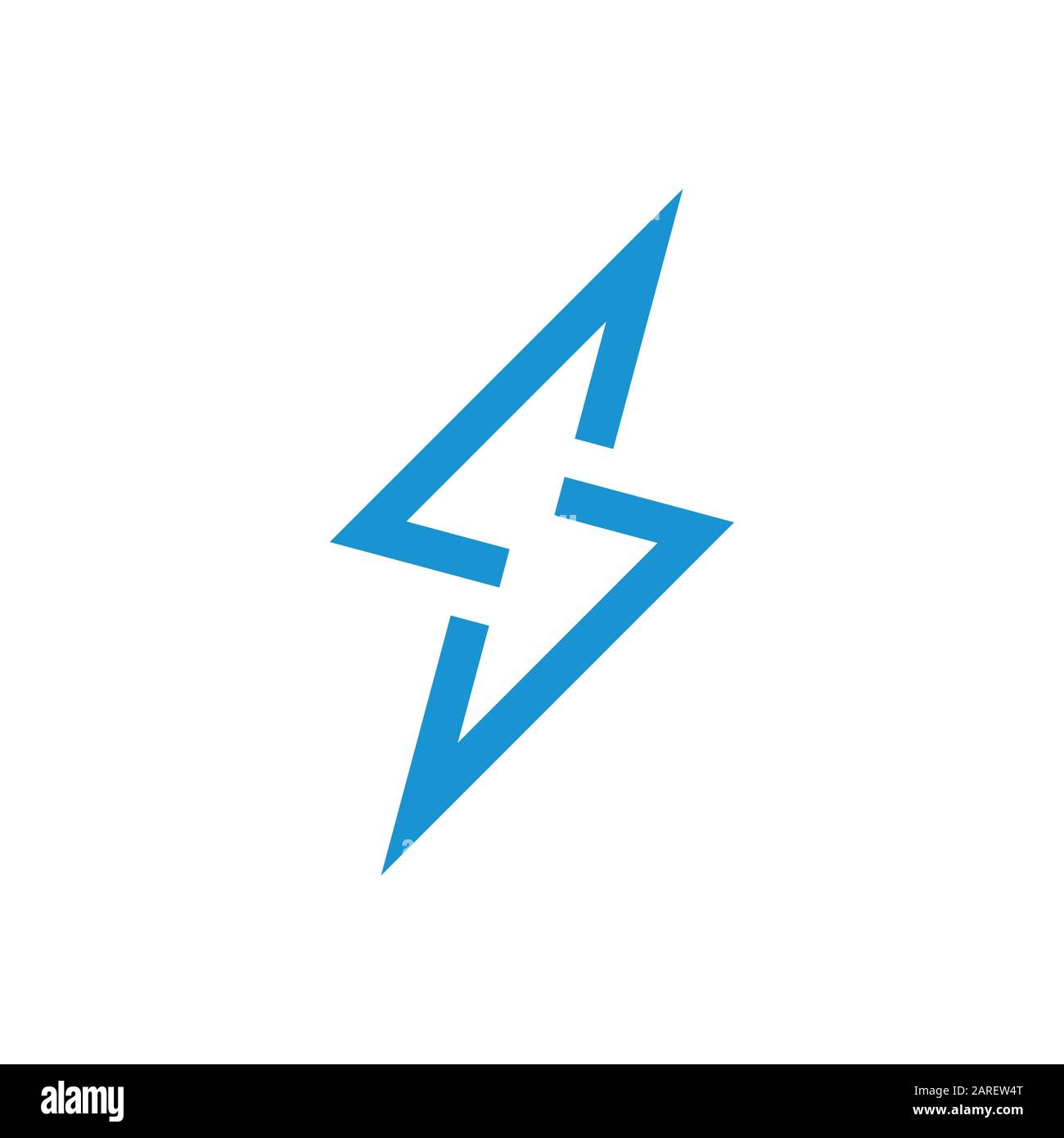 letter s thunder shape geometric line design logo vector Stock Vector ...