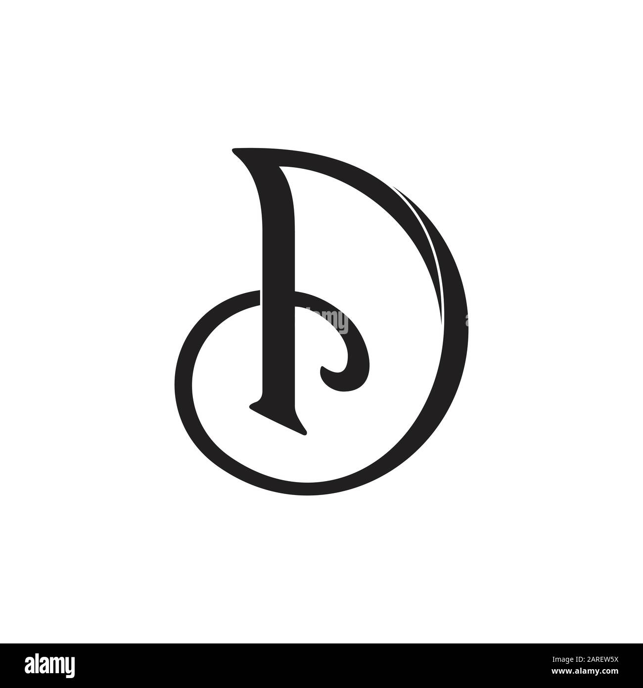 Cursive D Logo