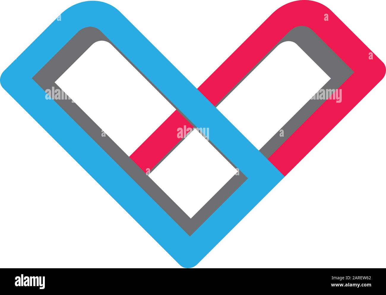 Entrance colorful modern residential Cut Out Stock Images & Pictures ...