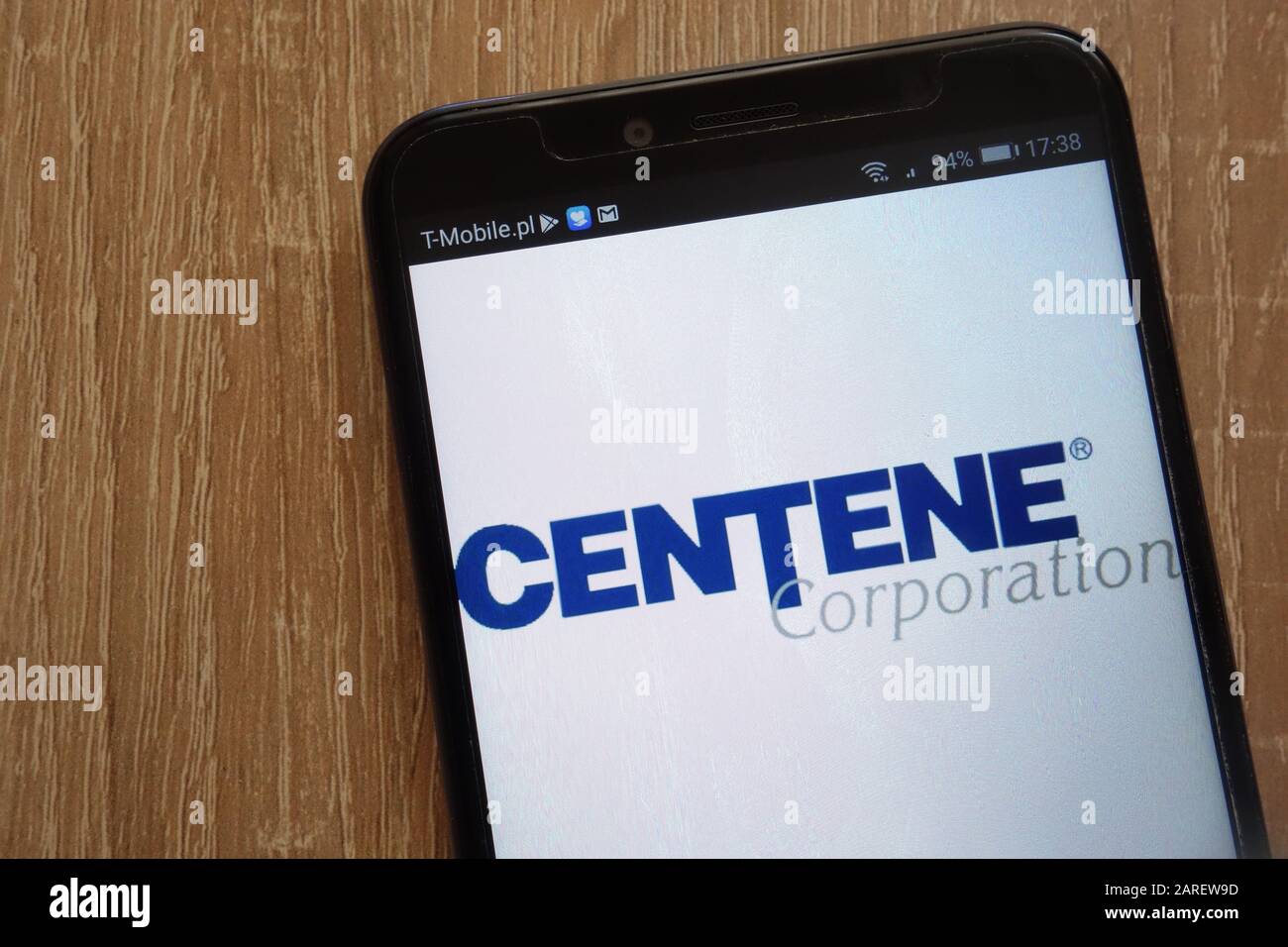 Centene Corporation logo displayed on a modern smartphone Stock Photo ...