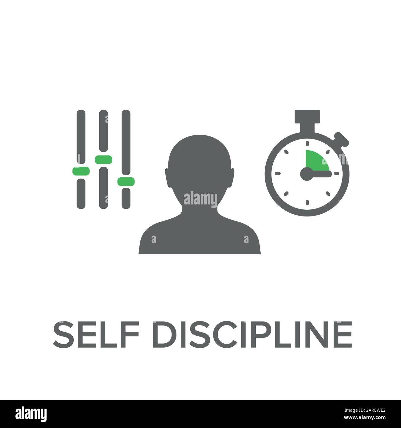 Discipline icon. Simple element illustration. Discipline concept symbol ...
