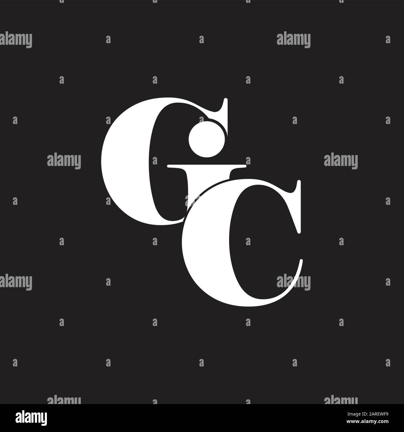 letter gic simple geometric logo vector Stock Vector Image & Art - Alamy