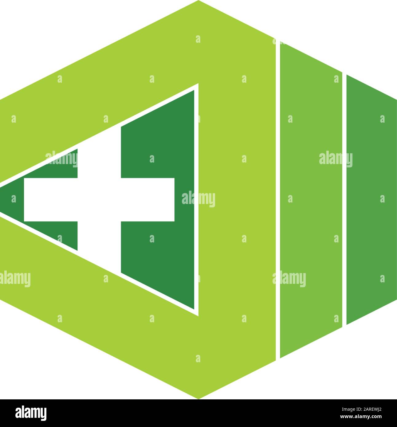 plus medical hexagonal geometric gradient vector Stock Vector Image ...