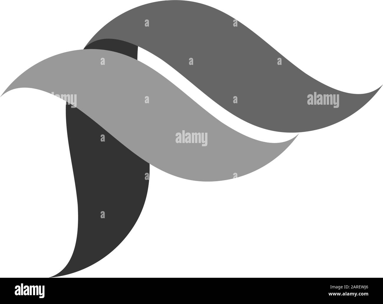 symbol vector of letter f curves shadow design Stock Vector Image & Art ...