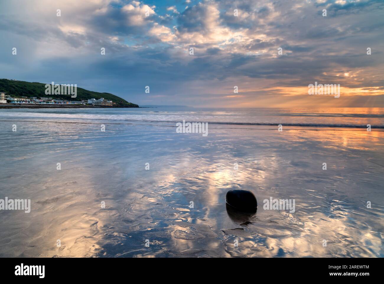 Westward Ho!, beach North Devon, UK Stock Photo - Alamy
