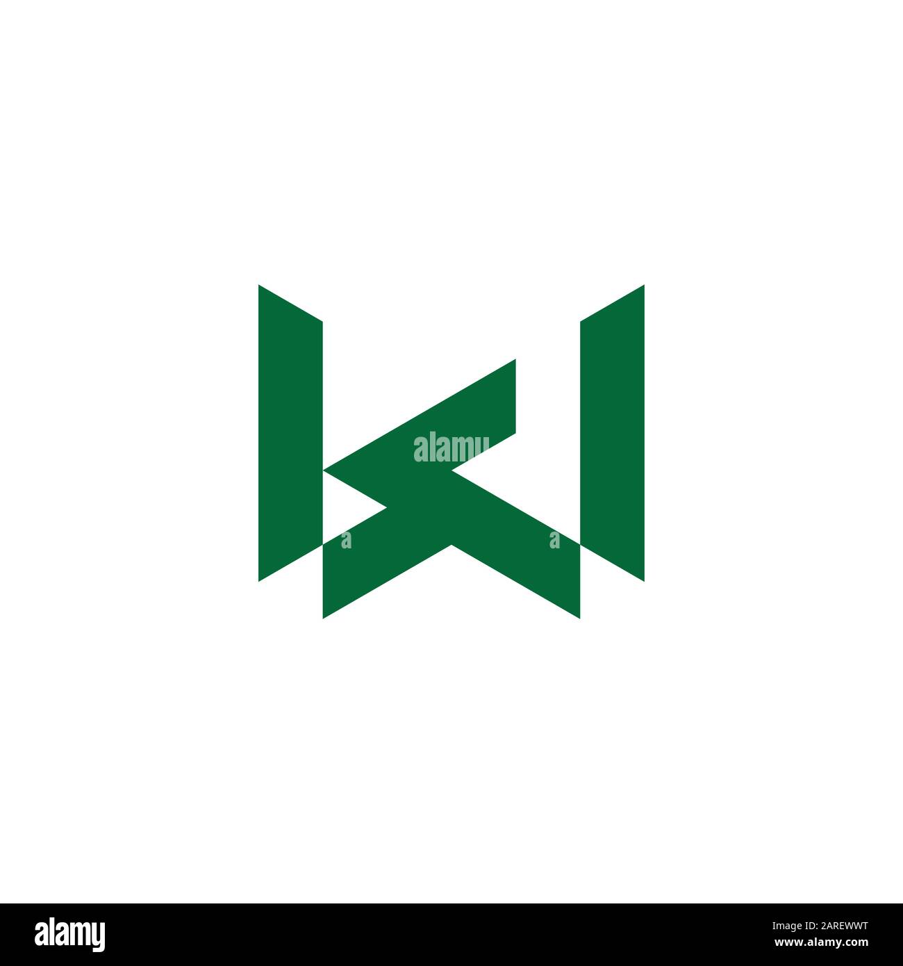 Wk letters Stock Vector Images - Alamy