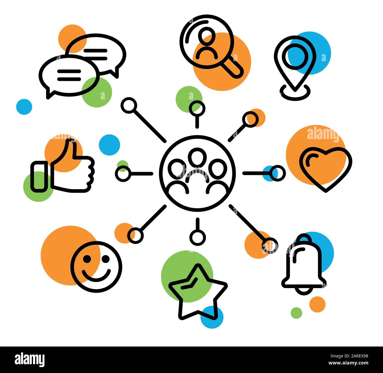 Social Media Icons Emoji High Resolution Stock Photography and Images ...