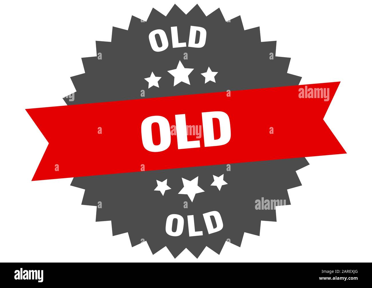 old sign. old circular band label. round old sticker Stock Vector Image ...