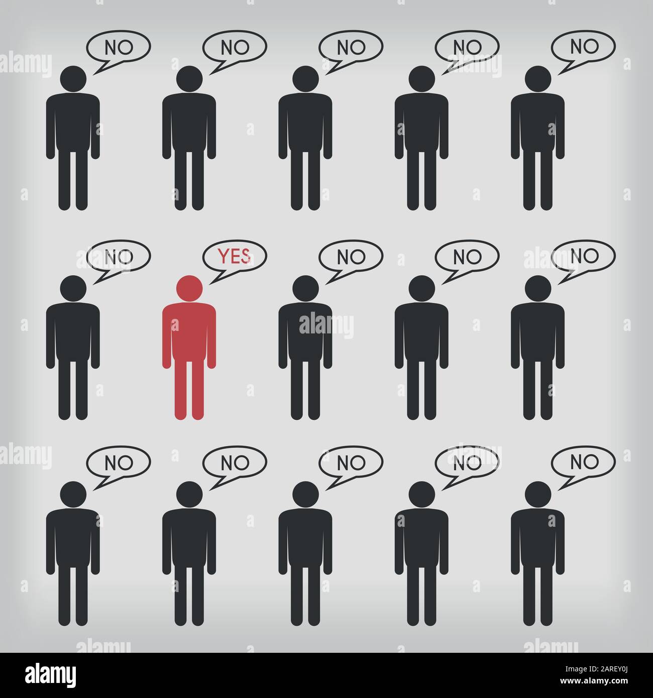 Protest crowd silhouette Stock Vector Images - Alamy