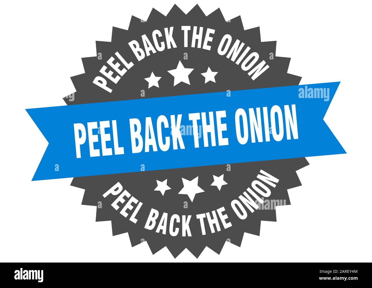 peel back the onion sign. peel back the onion circular band label ...