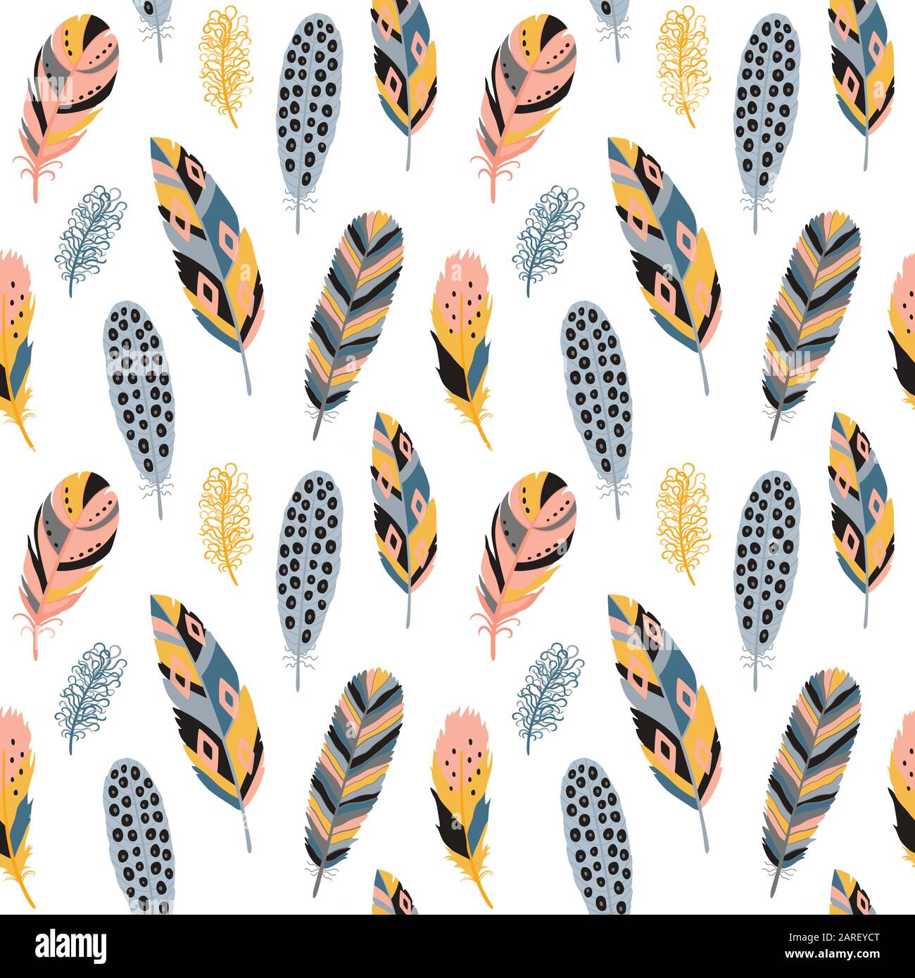 Hand with feather pen illustration hi-res stock photography and images ...