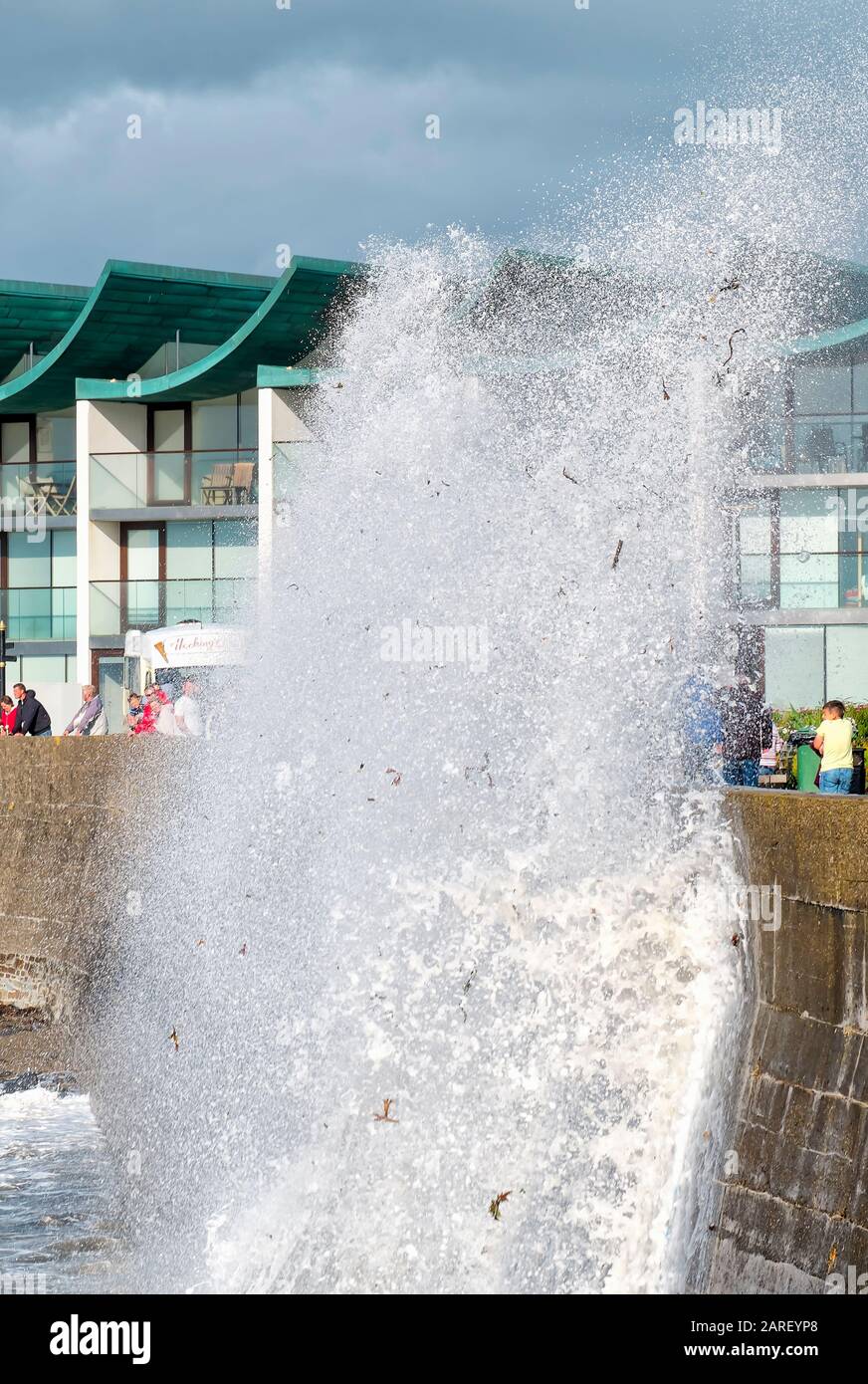Stormy seas, Westward Ho! North Devon, Uk Stock Photo - Alamy