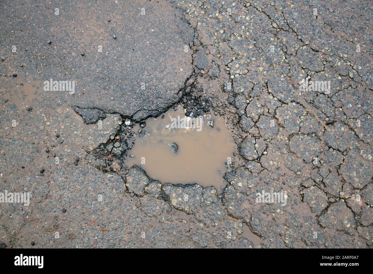 Pothole street in the uk hi-res stock photography and images - Alamy