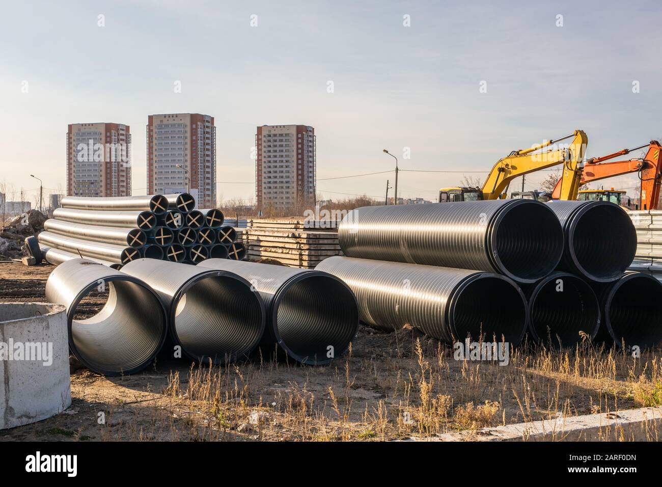 HDPE, PE pipes are designed for construction of pipelines for drinking ...