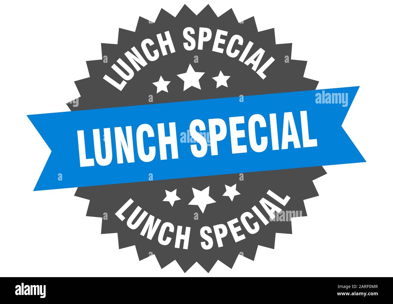 lunch special sign. lunch special circular band label. round lunch ...