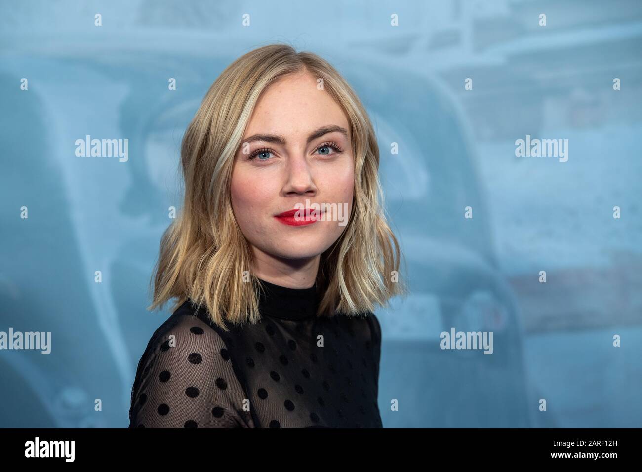 Elisa SCHLOTT (actress, role Ulla Wolf), half-length portrait ...