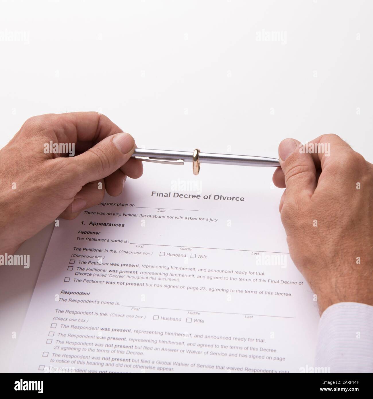 Man family divorce hi-res stock photography and images - Alamy